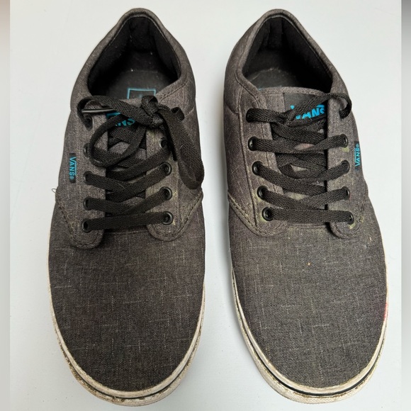 Vans | Shoes | Vans Dark Grey Low Top Sneakers | Poshmark